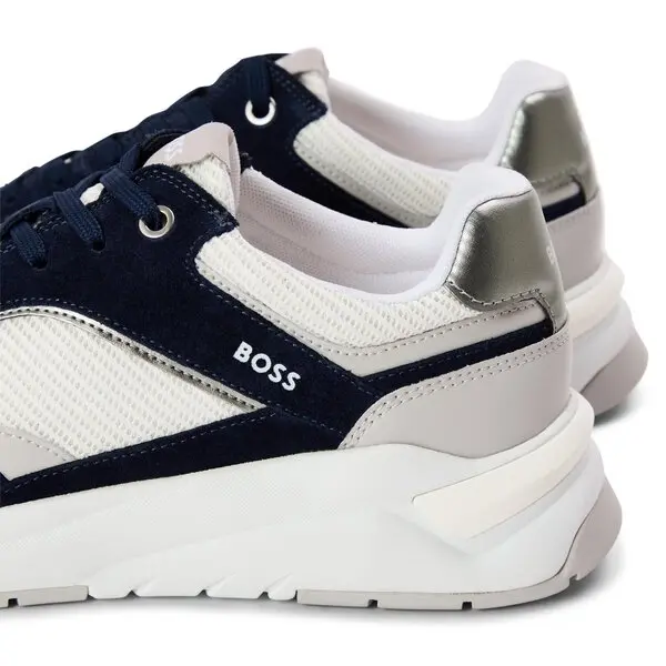 Hugo Boss Meshsuede Mixed Lowtop Sneaker