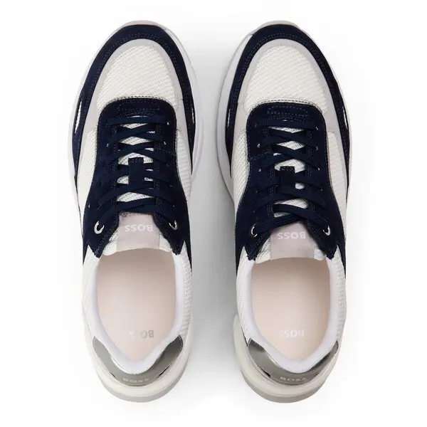 Hugo Boss Meshsuede Mixed Lowtop Sneaker
