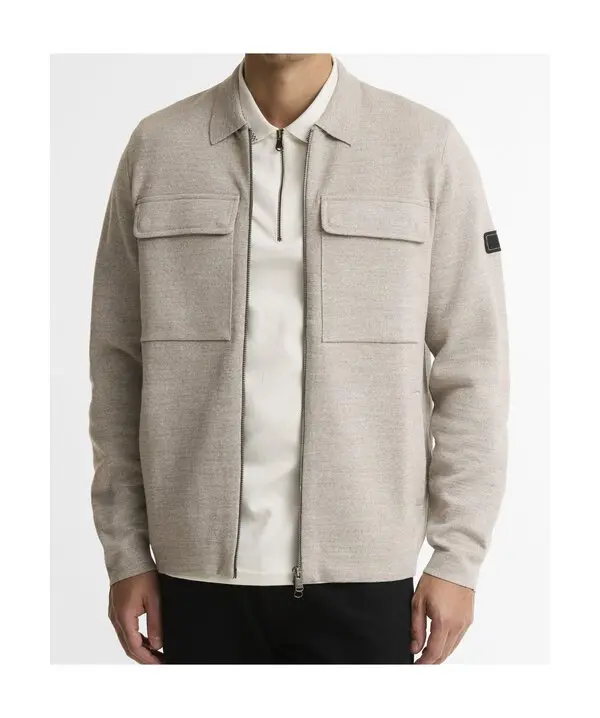 Barbour Collared Zipup Knit Jacket
