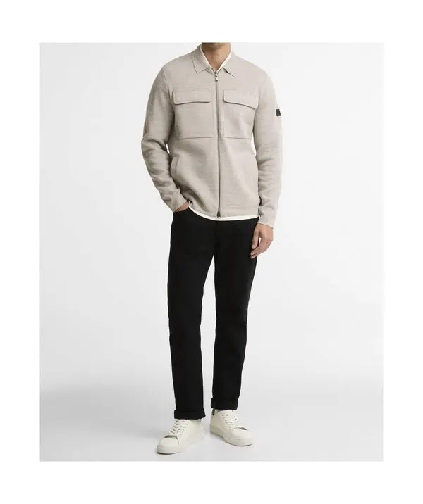 Barbour Collared Zipup Knit Jacket