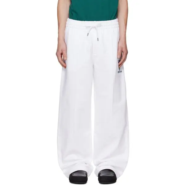 Casablanca Drawstring Wideleg Sweatpants