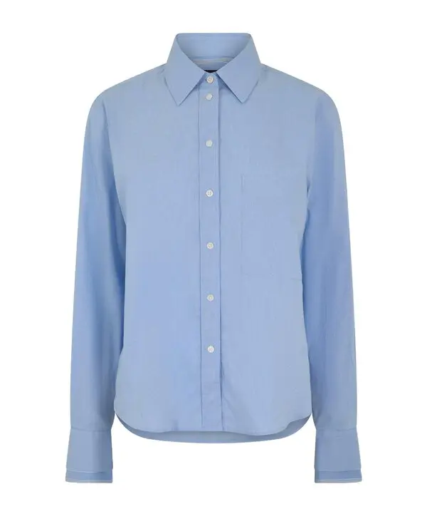 Hugo Boss Crisp Collared Longsleeve Shirt - Blue