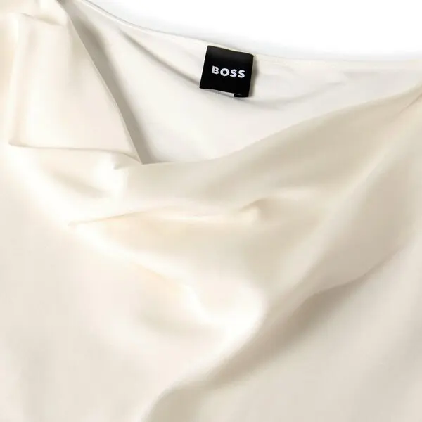 Hugo Boss Draped Cowlneck Sleeveless Top
