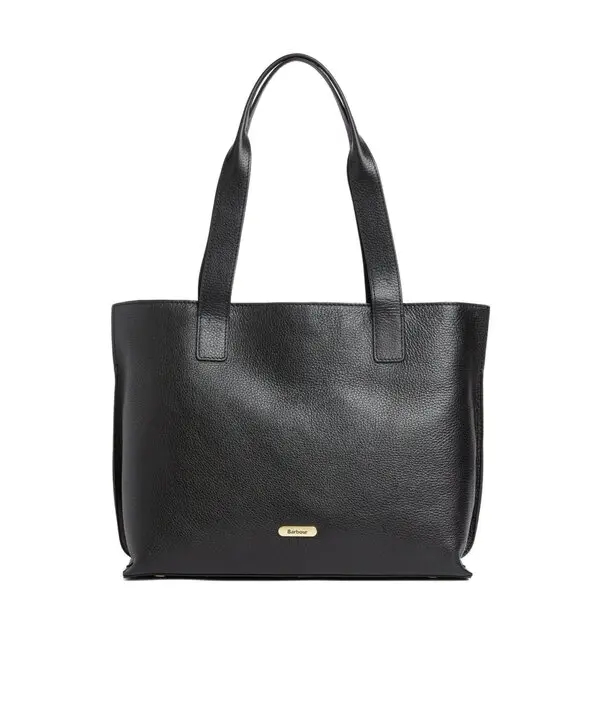 Barbour Solid Color Handbag - Black