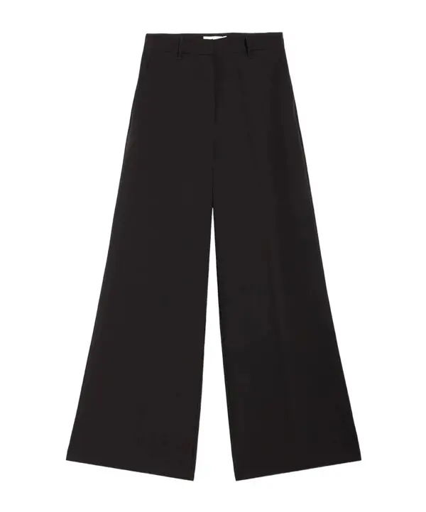 ERMANNO FIRENZE Wide-leg Pleated Casual Trousers