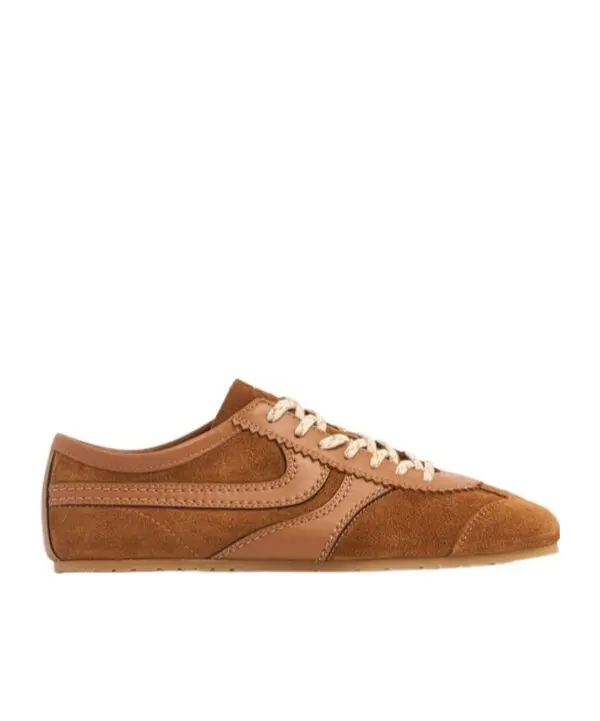 Dries Van Noten Suede Casual Shoes - Brown