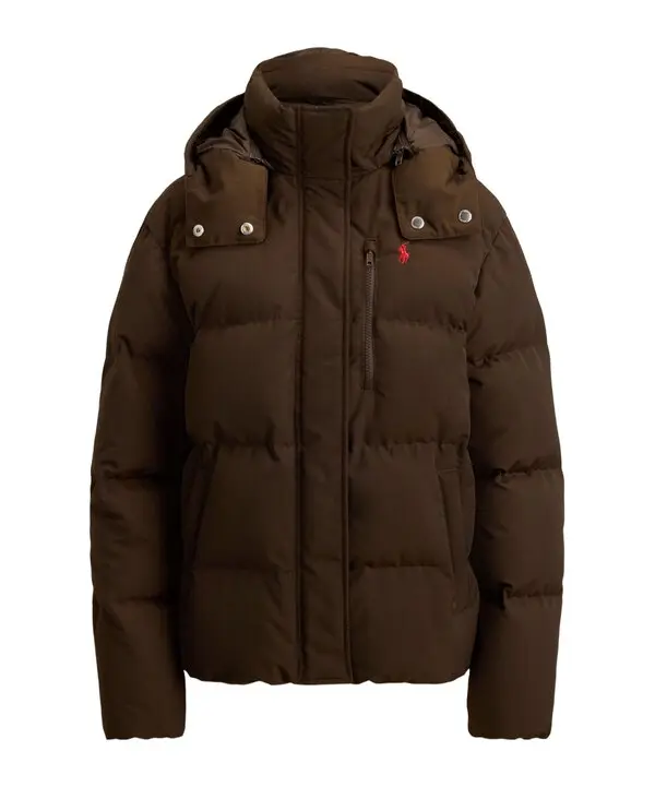 Polo Ralph Lauren Cropped Puffer Jacket - Black