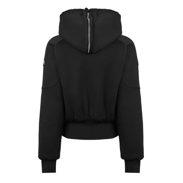 Moose Knuckles Cropped Zipup Hoodie