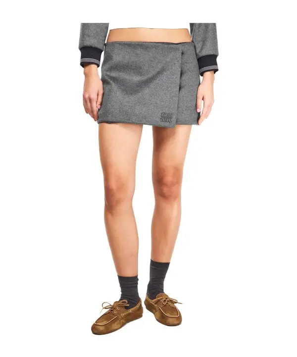 Miu Miu Double-sided Mini Skirt