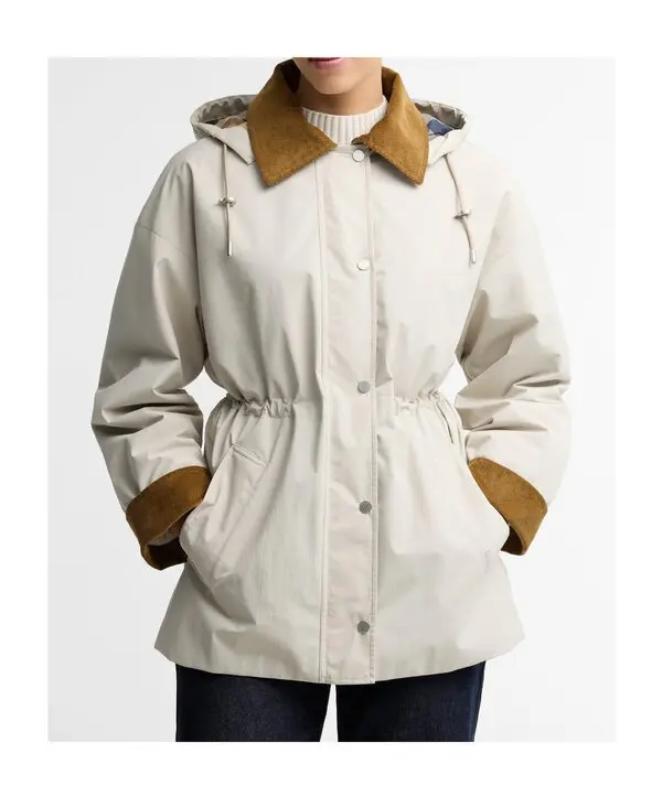 Barbour Hooded Short Parka Jacket - No