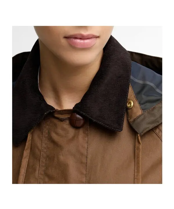 Barbour Cropped Hooded Jacket - No