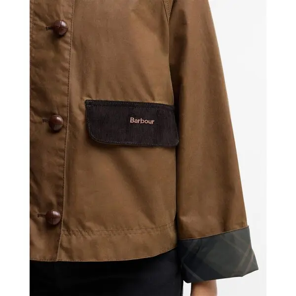 Barbour Cropped Hooded Jacket - No