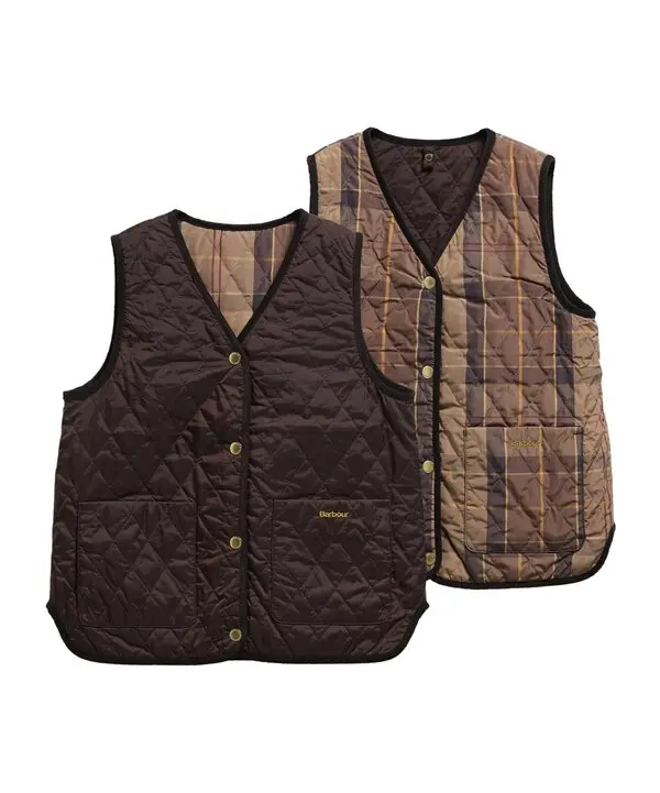 Barbour Reversible Quilted Gilet - Black