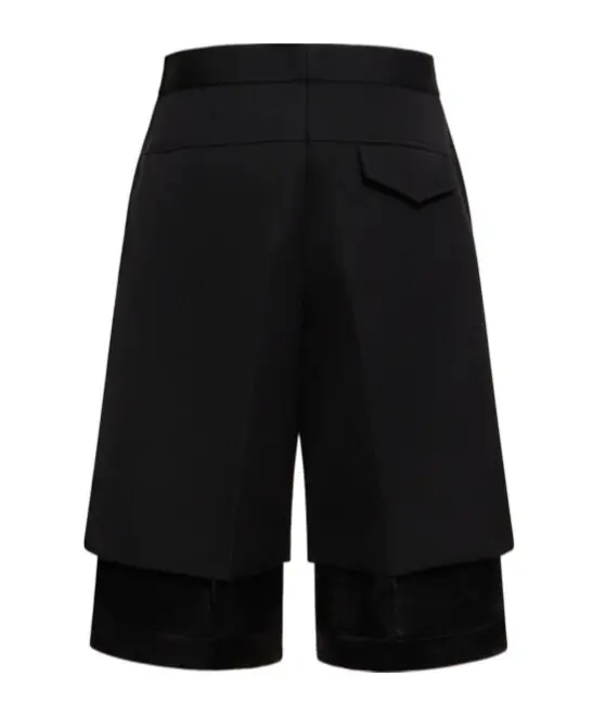 JIL SANDER High-waisted Shorts With Rolled Hem