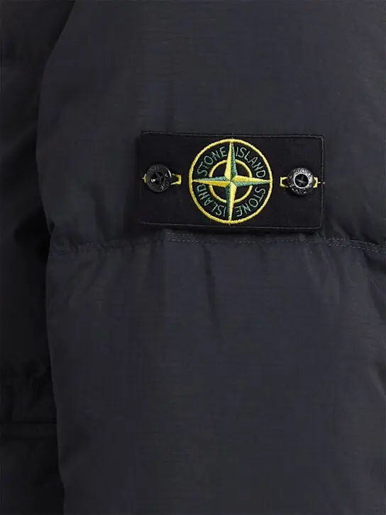 Stone Island Hooded Drawstring Down Jacket
