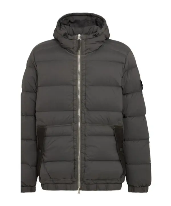 Stone Island Hooded Short Jacket - Black