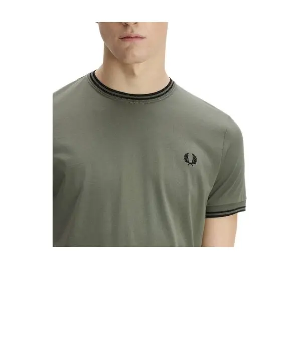 Fred Perry Striped T-shirt With Two Stripes