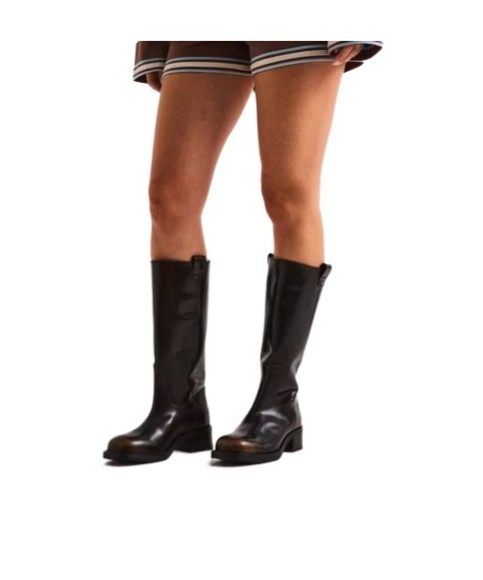 ALOHAS Tall Boots With Block Heel