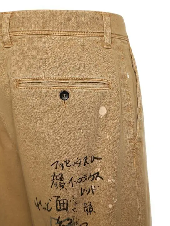 Incotex X Facetasm Printed Casual Pants