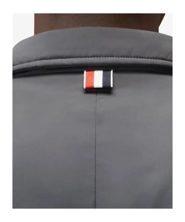 Thom Browne 4-bar Down-filled Overcoat - Grey