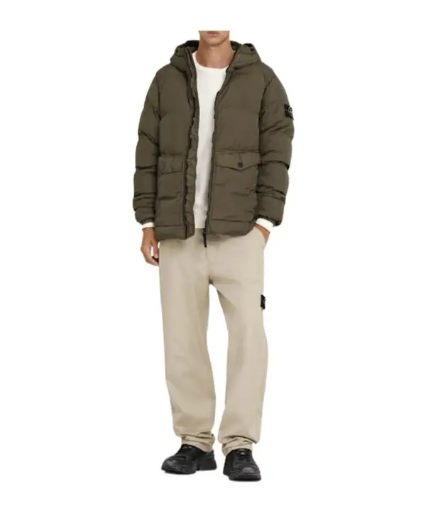 Stone Island Hooded Down Jacket