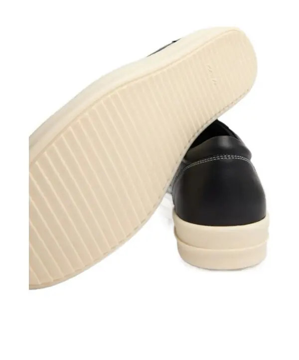 Rick Owens Leather Lace Up Sneakers - Multicolor