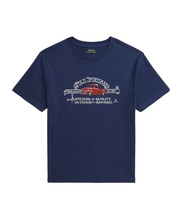Polo Ralph Lauren Graphic Print Cotton T-shirt