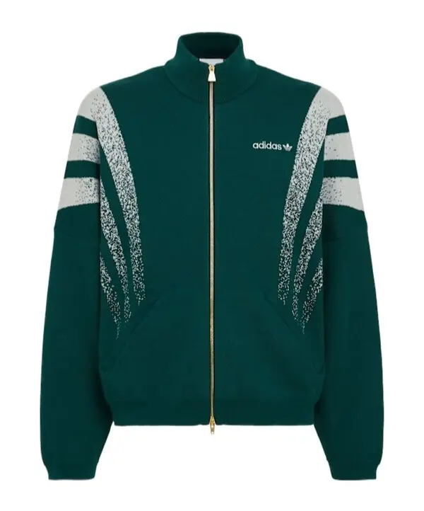 ADIDAS ORIGINALS Turtleneck Zipup Knit Sweater