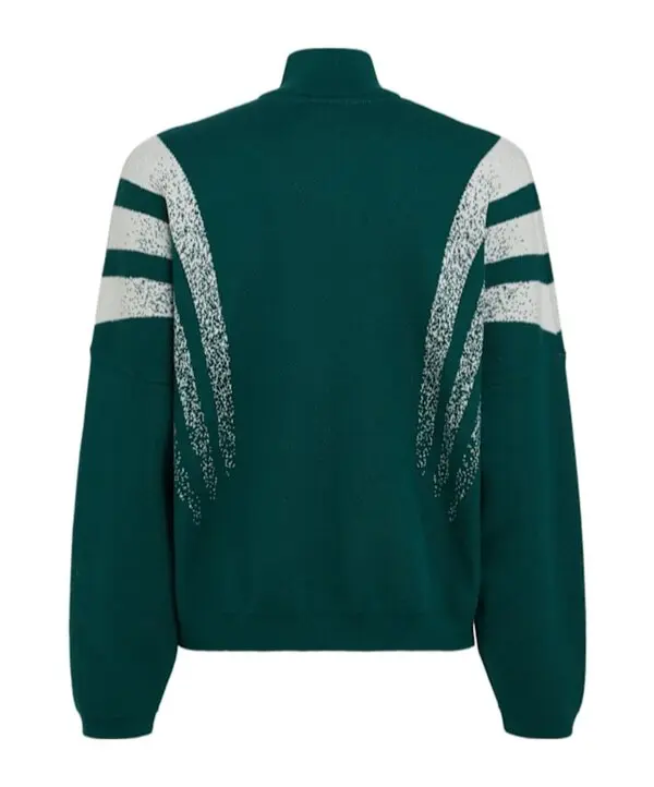 ADIDAS ORIGINALS Turtleneck Zipup Knit Sweater