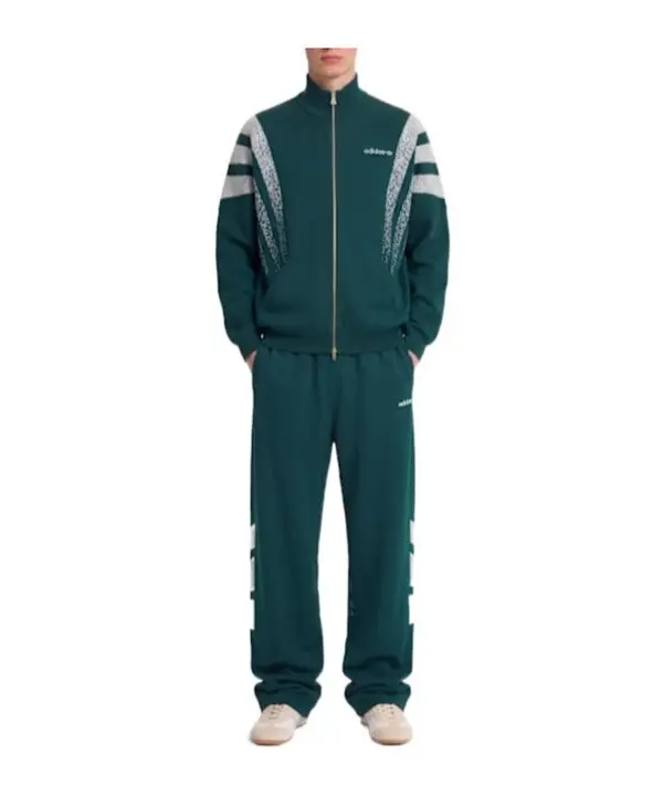 ADIDAS ORIGINALS Turtleneck Zipup Knit Sweater