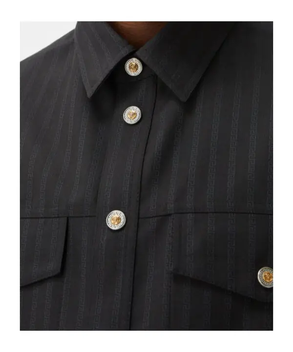 Versace Jacquard Wool Blouson