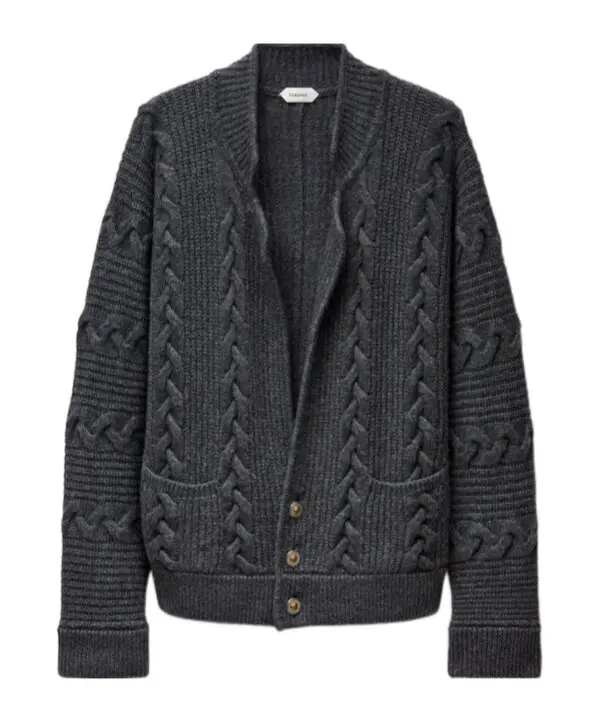 Versace Wool-cashmere Knit Cardigan