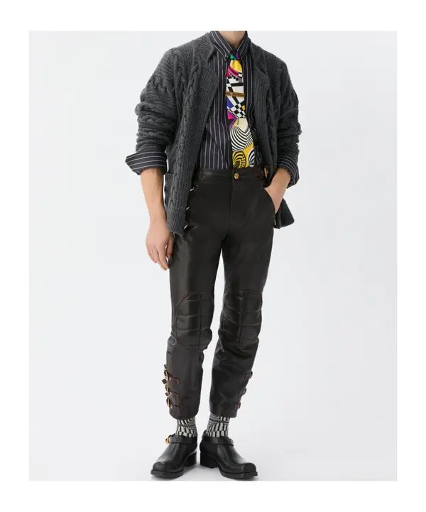 Versace Wool-cashmere Knit Cardigan