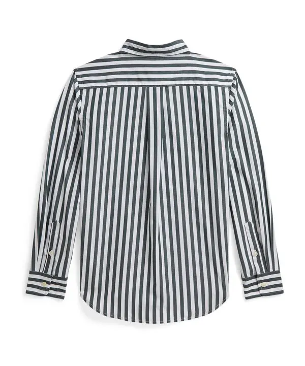 Polo Ralph Lauren Striped Poplin Long Sleeve Shirt