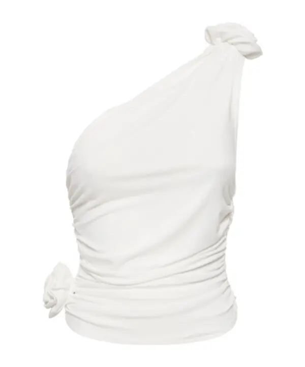 Magda Butrym Asymmetric Top With Draping