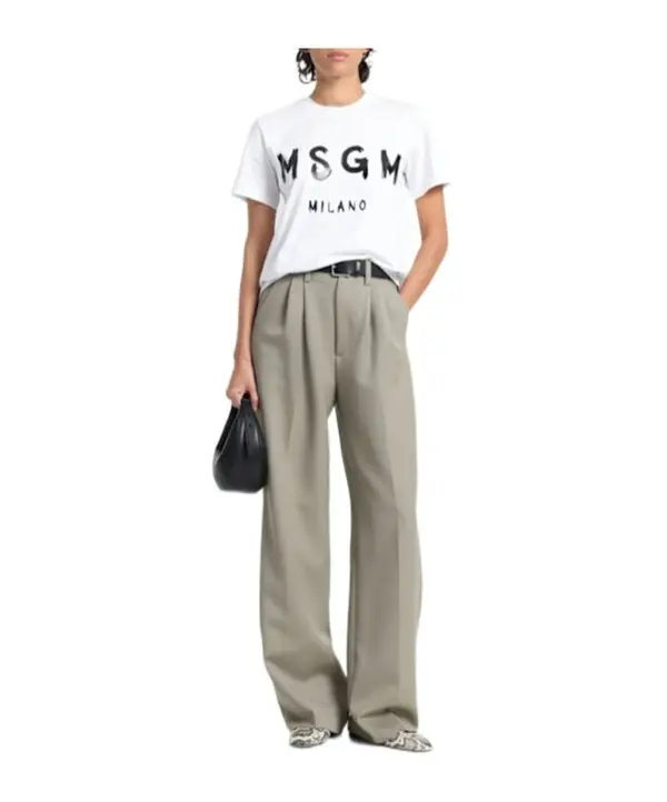 MSGM Logo Print T-shirt