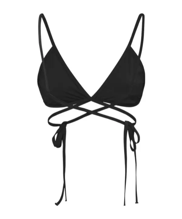 Christopher Esber Triangle Bikini With Crossed Back