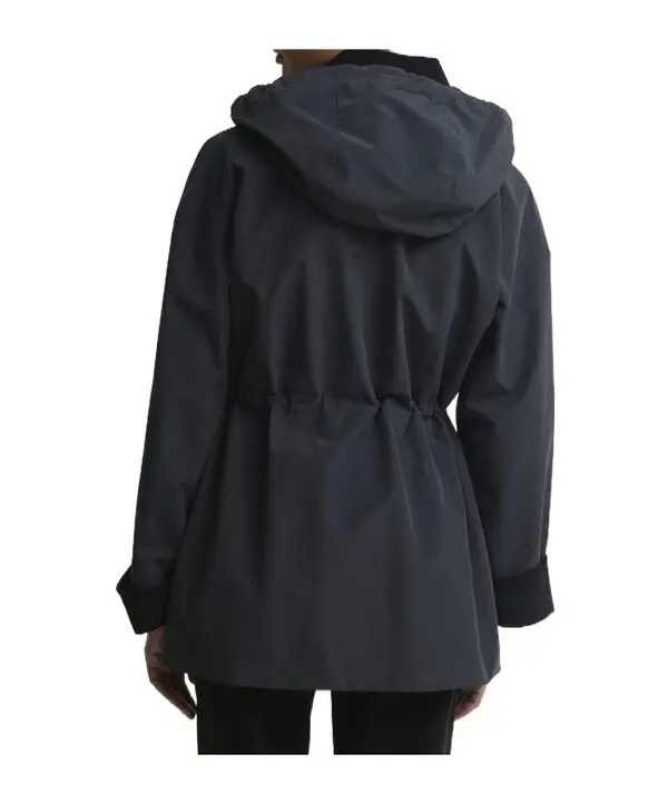 Barbour Navy Hooded Parka Jacket