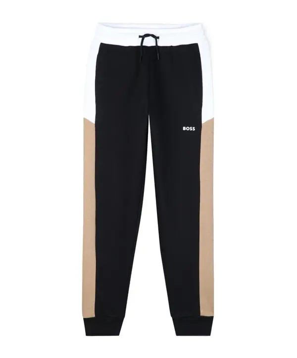 Hugo Boss Color Block Casual Pants - Black