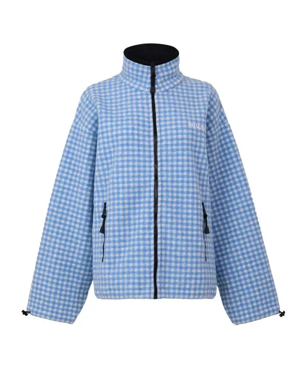 Miu Miu Fleece Zipup Jacket - Blue