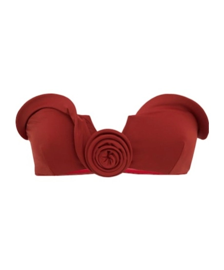 Magda Butrym Rose Detail Bikini Top - No