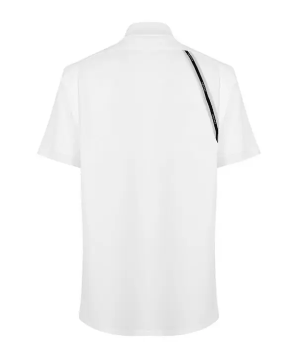 Alexander McQueen Collared Shortsleeve Polo Shirt