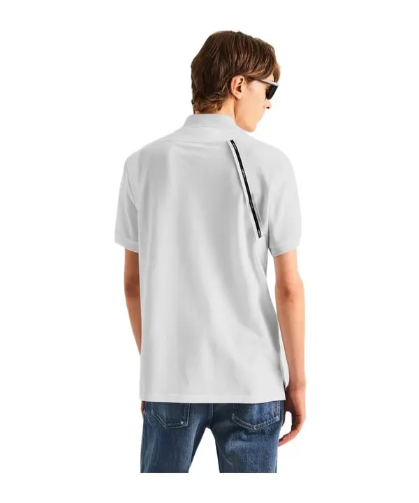 Alexander McQueen Collared Shortsleeve Polo Shirt