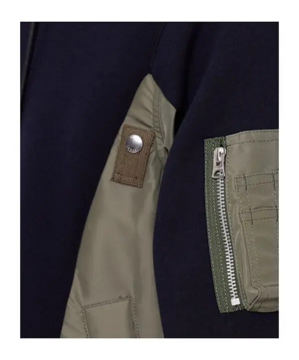 Sacai Hooded Drawstring Coat