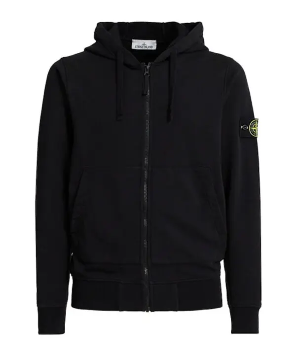 Stone Island Hooded Drawstring Knit Sweater