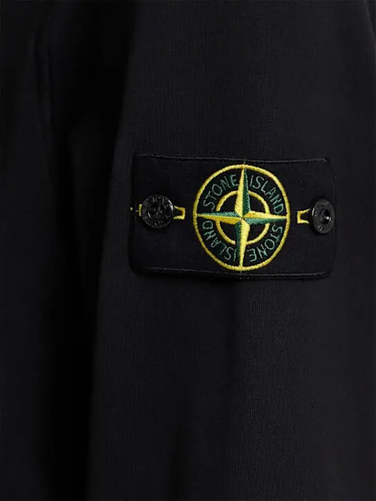 Stone Island Hooded Drawstring Knit Sweater
