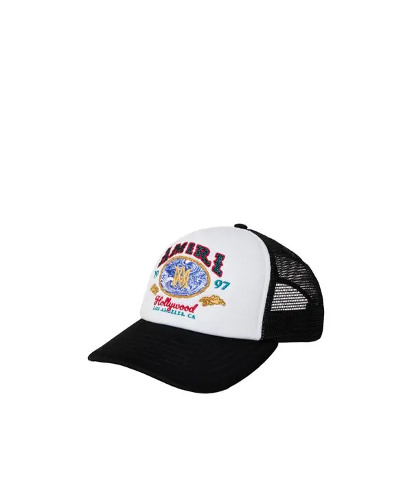 Amiri Twotone Trucker Cap - Black