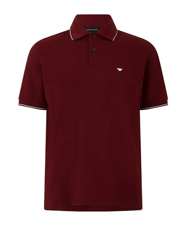Emporio Armani Solid Color Polo Shirt - No