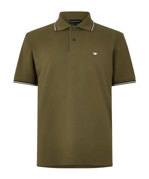 Emporio Armani Solid Color Polo Shirt