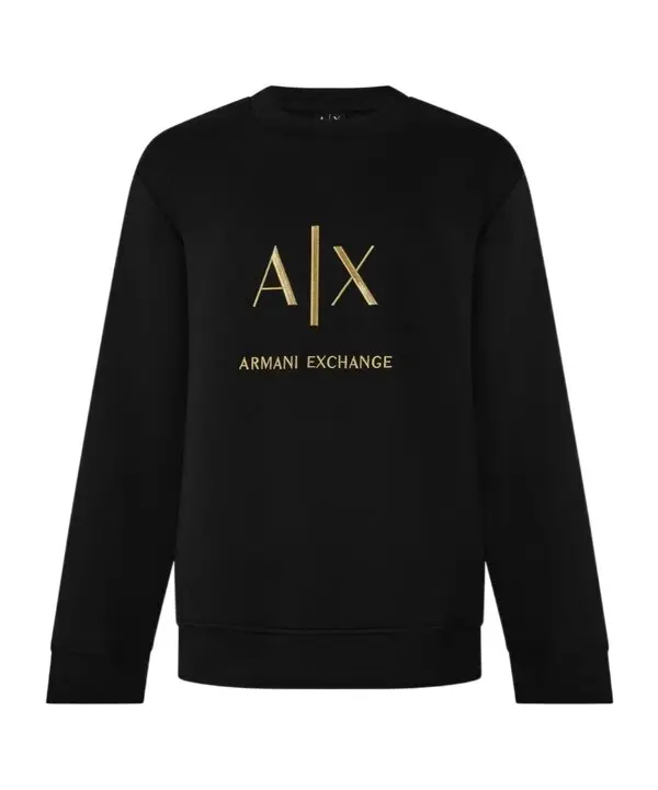Emporio Armani Crewneck Longsleeve Sweatshirt - Black